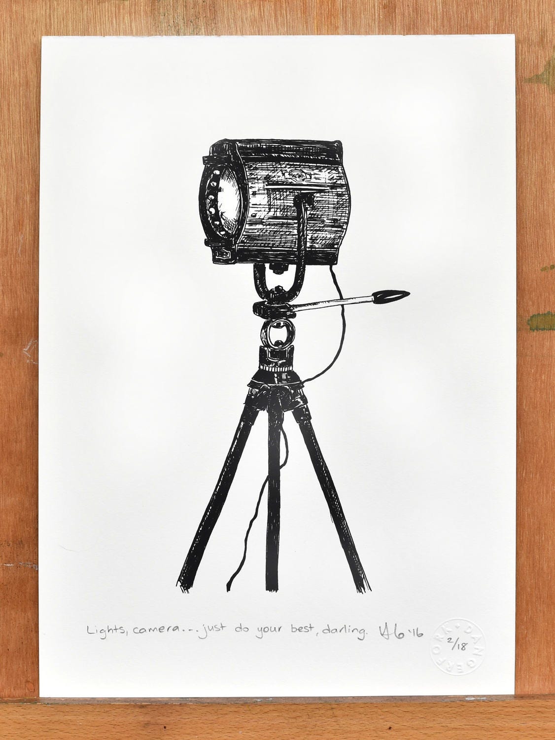 Lights, Camera... Just Do Your Best, Darling by Veronica Lamb, Black ...