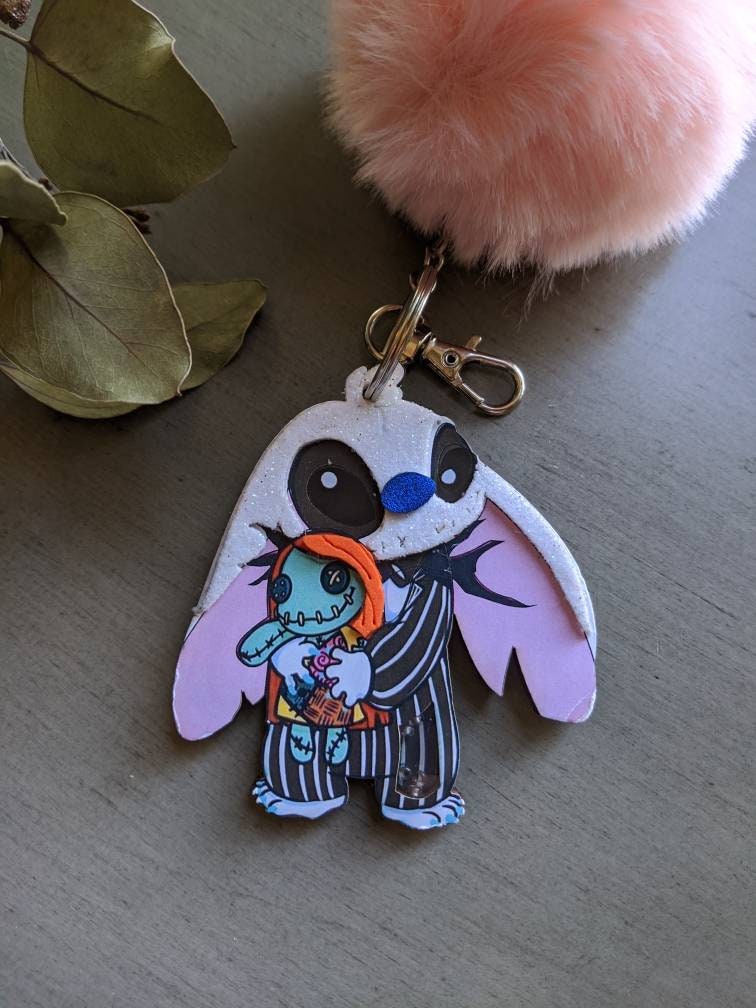Stitch X Chucky Keychain / Stitch X Jack Skellington Keychain - Etsy