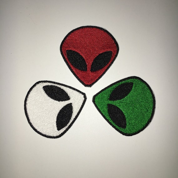 Alien Patch UFO Alien Patches embroidered patch iron on patch | Etsy