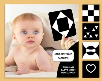 Montessori Baby Cards - Etsy