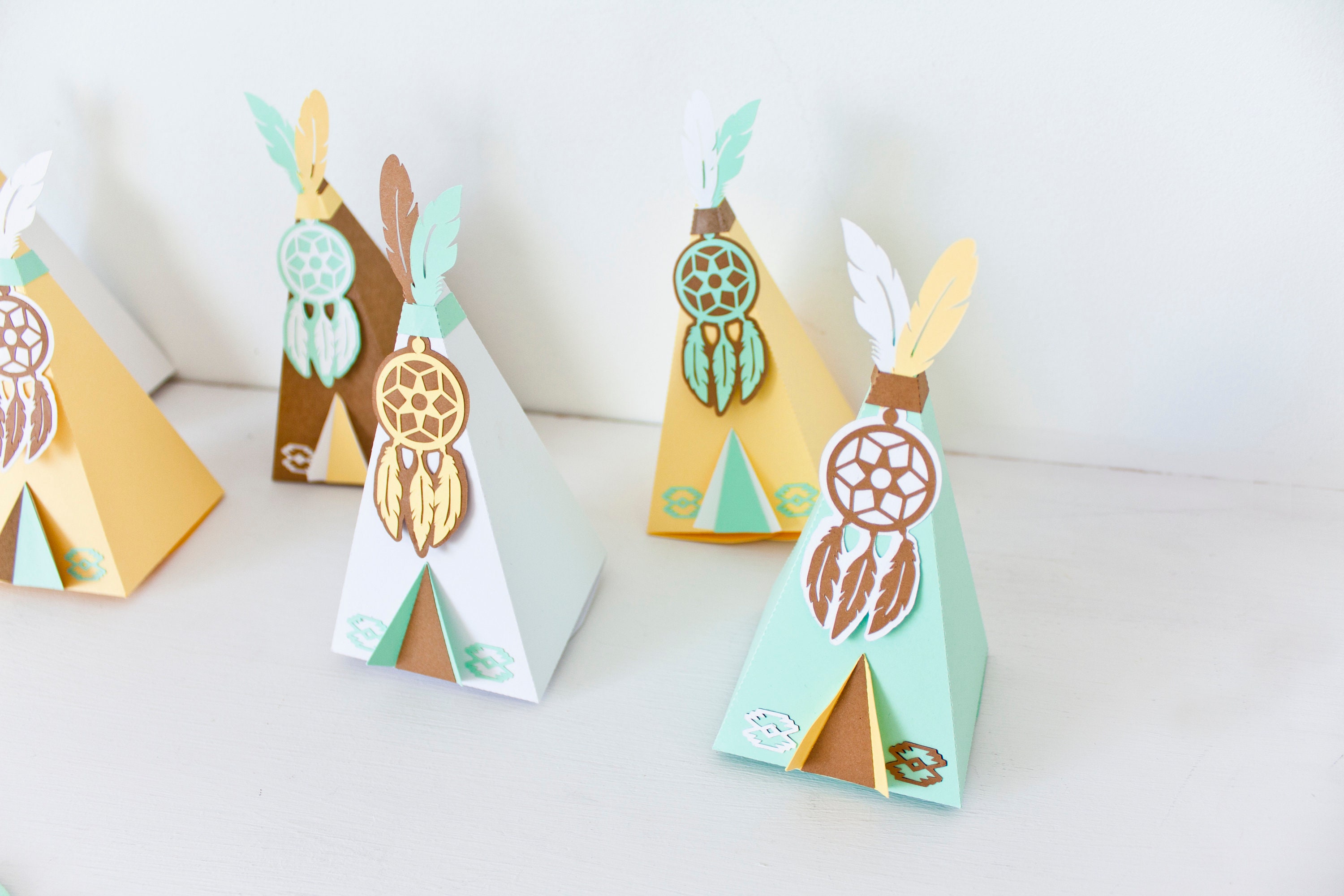 Teepee Party Box. Party Favor Boxes for Boho Birthday Party. - Etsy
