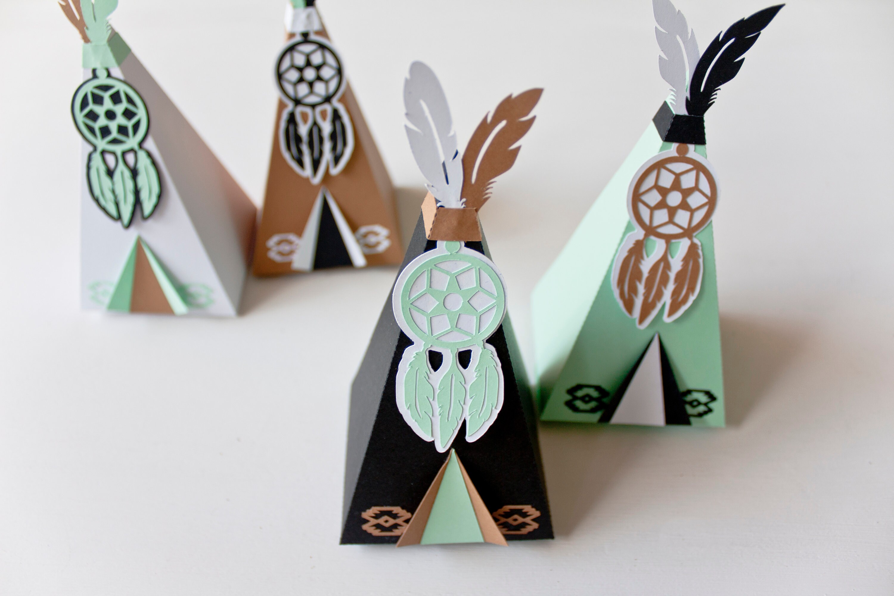Teepee Party Box. Party Favor Boxes for Boho Birthday Party. - Etsy