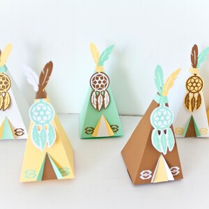 Teepee Party Box. Party Favor Boxes for Boho Birthday Party. - Etsy