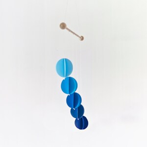 Blue Gobbi Mobile. Gobbi Montessori Mobile. Montessori Baby Toy ...