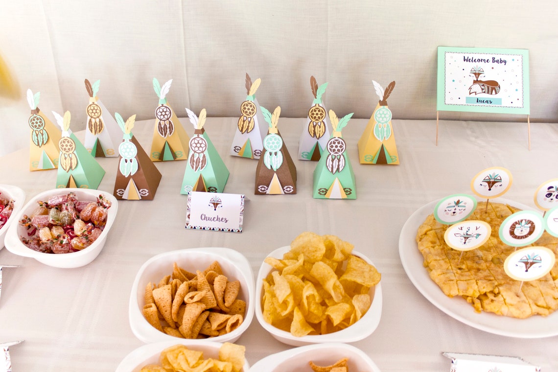 Teepee Party Box. Party Favor Boxes for Boho Birthday Party. - Etsy