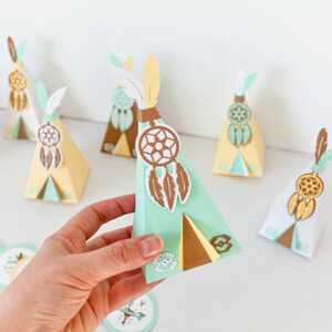Teepee Party Box. Party Favor Boxes for Boho Birthday Party. - Etsy