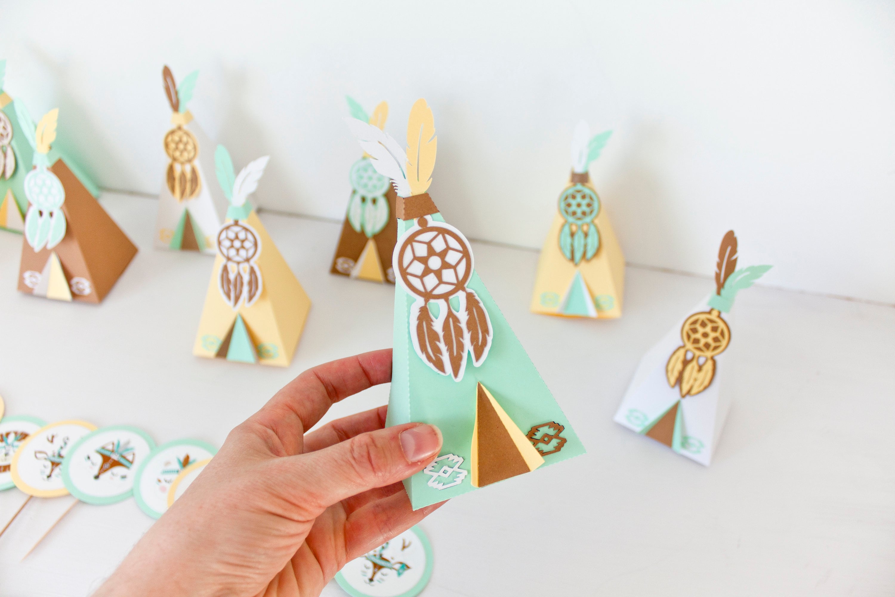 Teepee Party Box. Party Favor Boxes for Boho Birthday Party. - Etsy
