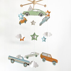 Cars Baby Mobile for Newborn Gift. Classic Cars Mobile for Baby Boy ...
