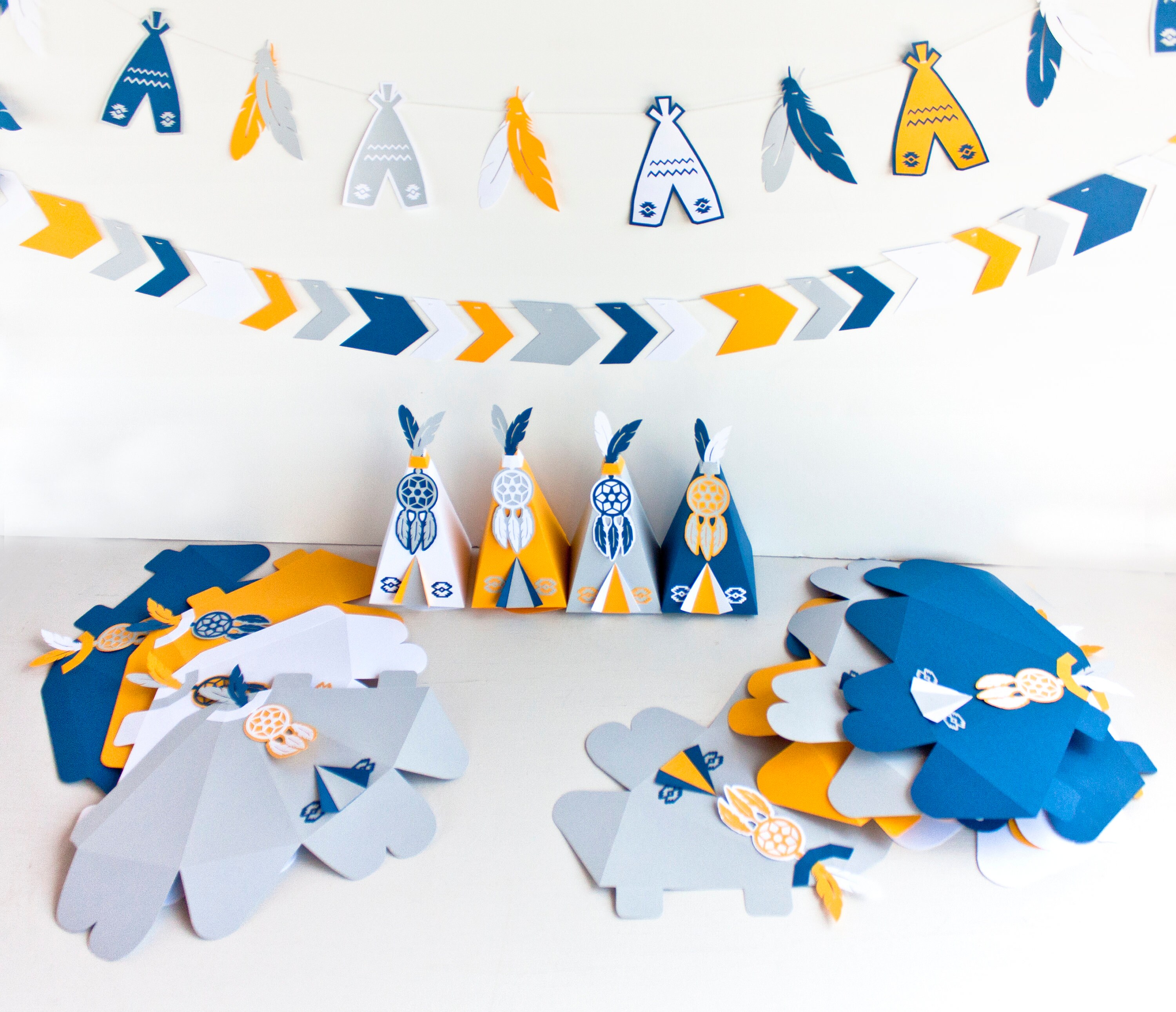 Teepee Party Box. Party Favor Boxes for Boho Birthday Party. - Etsy