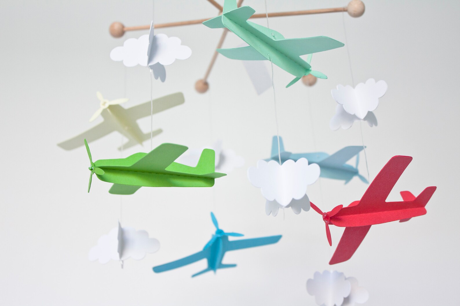 Airplane Crib Baby Mobile for Travel Theme Nursery. Pilot - Etsy