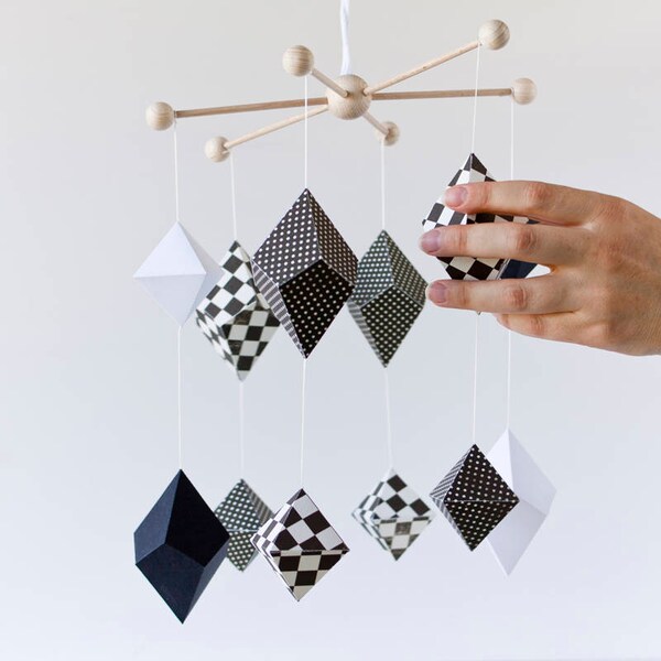 Modern Baby Mobile - Etsy