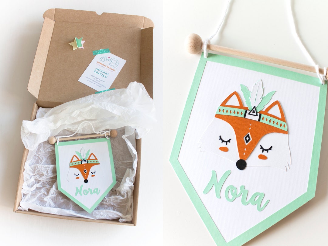 Fox Wall Decor. Fox Banner. Fox Wall Hanging Decor - Etsy