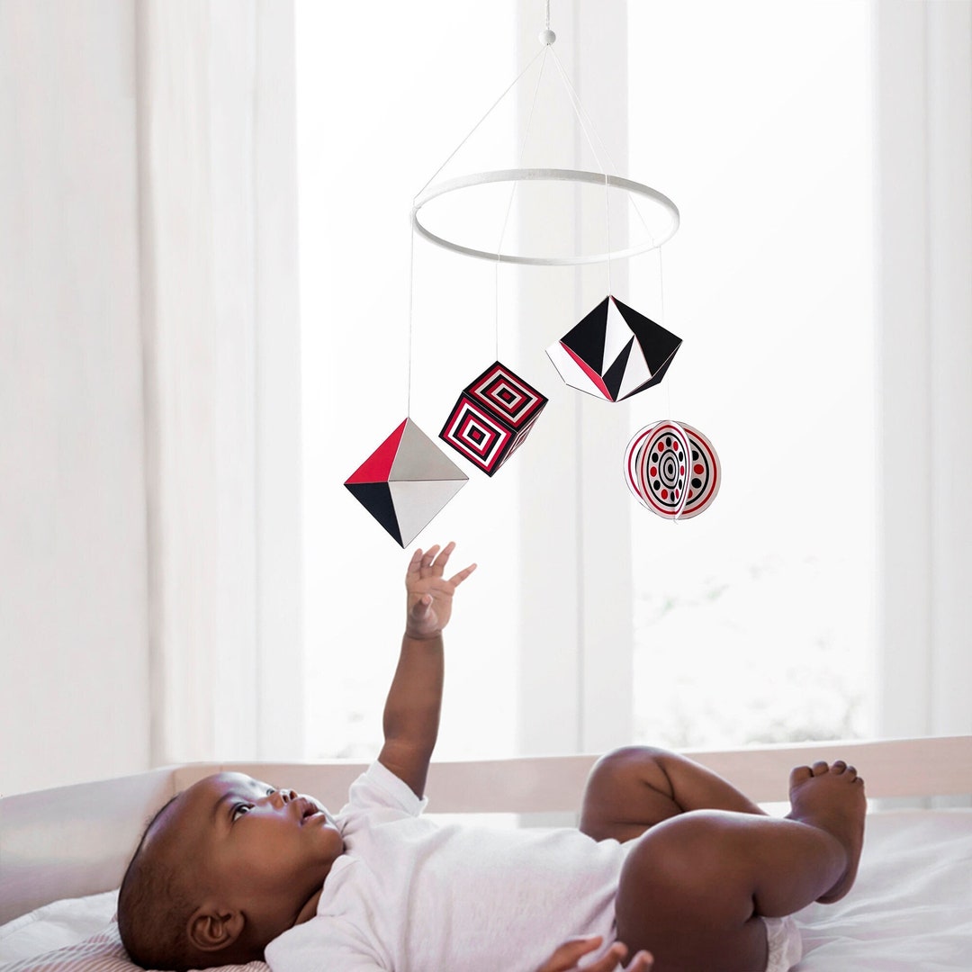 High Contrast Baby Sensory Mobile. Montessori Mobile for Baby's ...