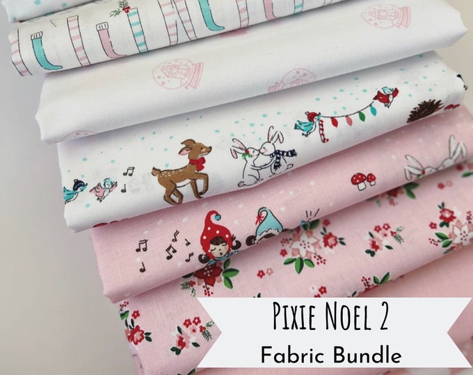 FAT QUARTER BUNDLE (8) Tasha Noel Pixie Noel 2 - Etsy