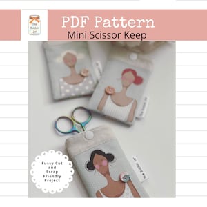 Sewing Pattern-mini Scissor Keep-pdf Pattern, Scissor Pouch Pattern ...