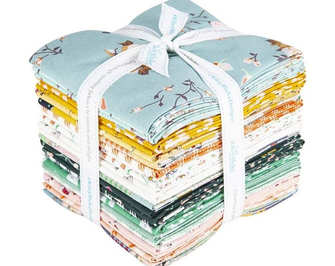 Hidden Cottage Fat Quarter Bundle by Minki Kim for Riley Blake Designs ...