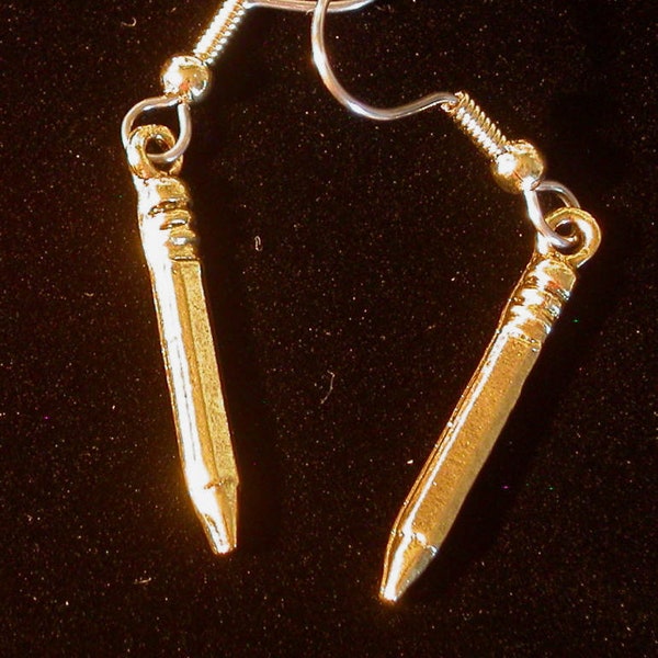 Pencil Earrings - Etsy