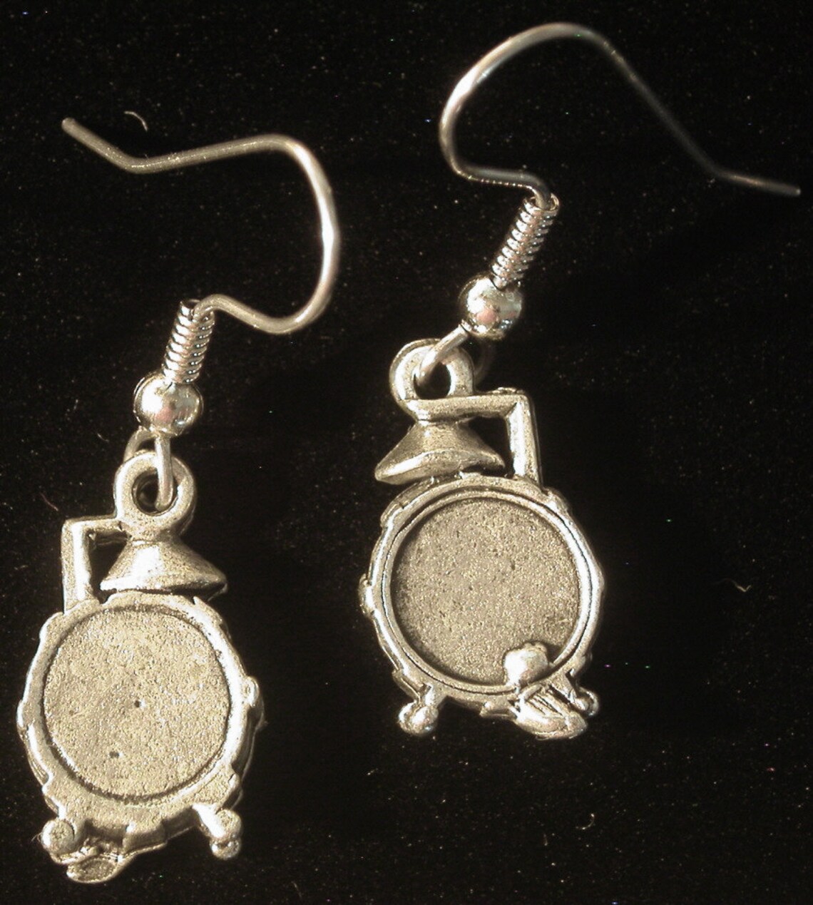 Drummer Drums Earrings 24 Karat Gold Plate or Oxidized Matte - Etsy