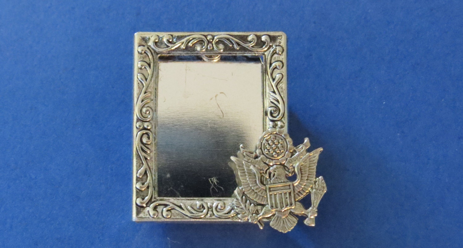 U.S. Army Photo Pin Brooch Troop Military Proud Brave Few Hero 24 Karat ...