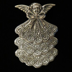 Mother's & Grandmother's Birthstone Angel Brooch 24 Karat Gold Plate ...