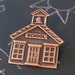 Schoolhouse Pin Copper Teacher Principle School House PC005 - Etsy