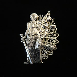 Attorney Pin Brooch Lawyer 24 Karat Gold Plate or Silver Plate ...