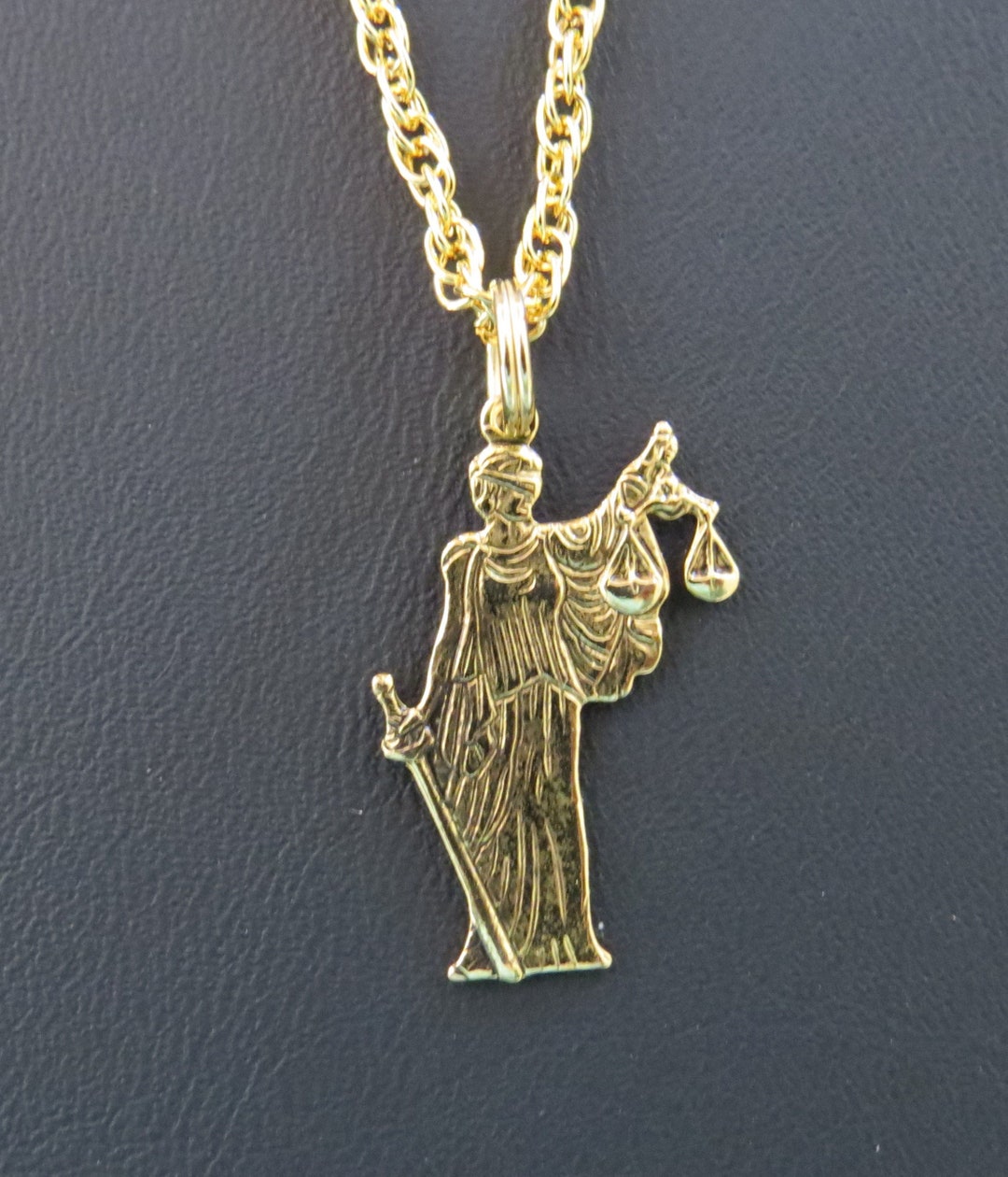 Attorney Lady Justice Necklace Lawyer Counselor Scales Legal Adviser ...