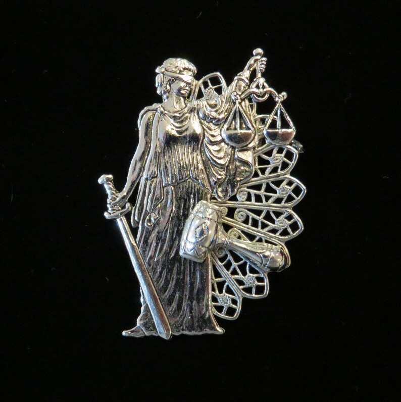 Attorney Pin Brooch Lawyer 24 Karat Gold Plate or Silver Plate ...