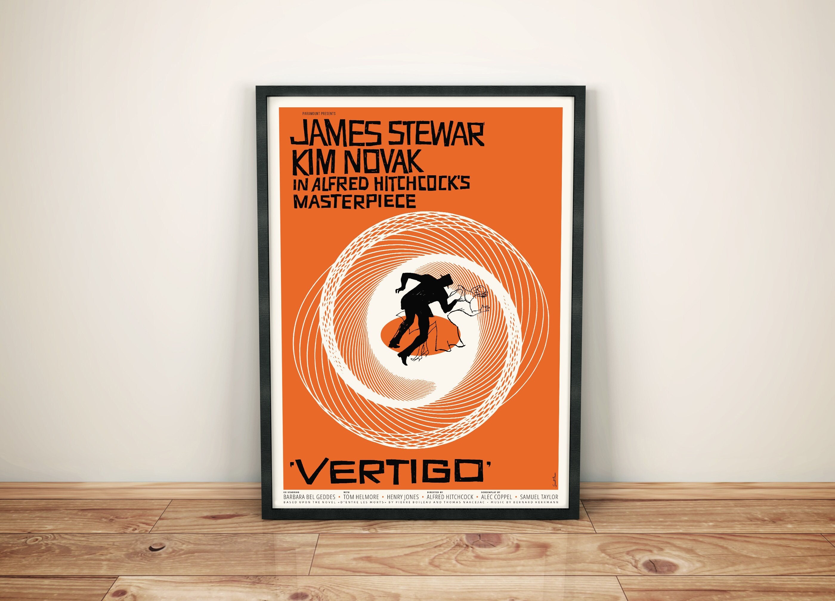 Poster Vertigo Vintage Poster Film Poster Poster - Etsy