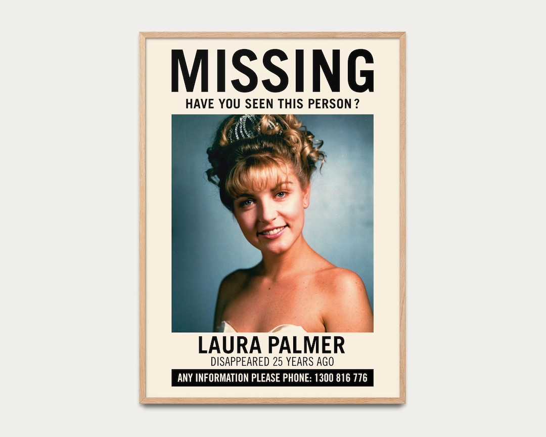 Poster Laura Palmer, Twin Peaks, David Lynch Print, Vintage Style ...