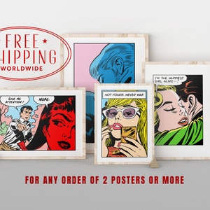 Poster Pop Art - Vintage Poster, Poster Pop Art, Rare Print, Quality ...