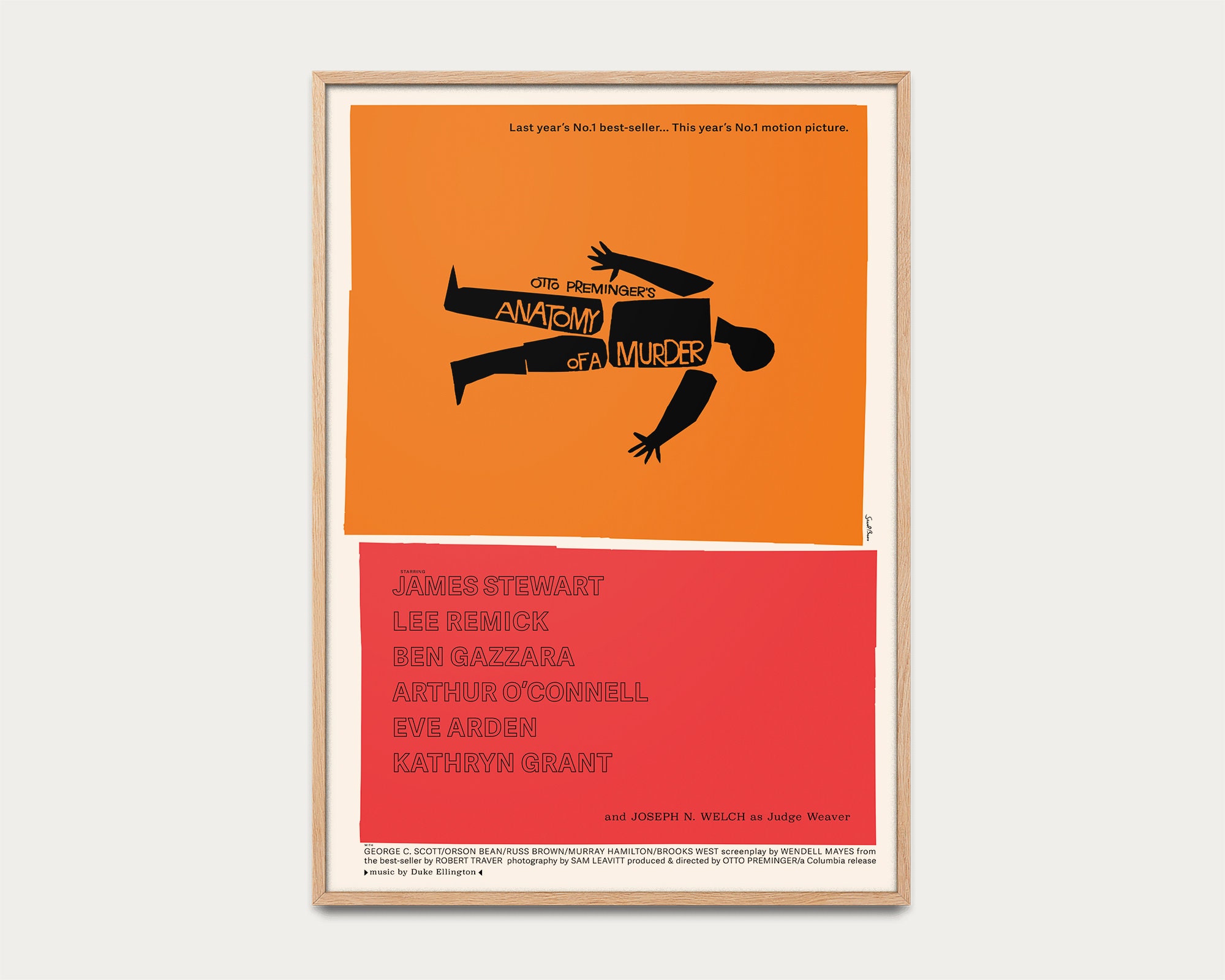 Anatomy Of A Murder Saul Bass