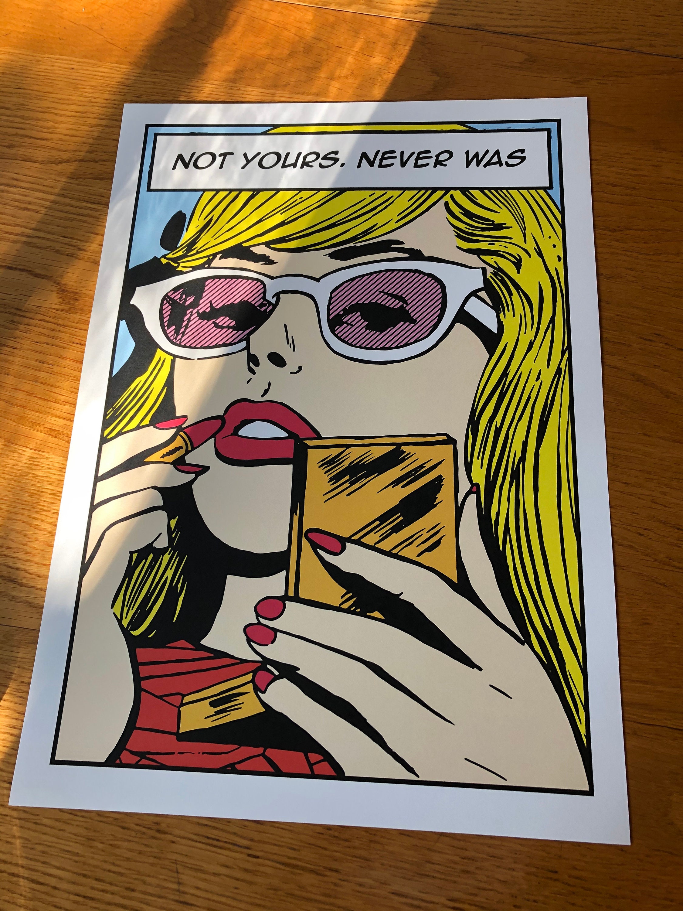 Poster Comics Vintage Poster Poster Pop Art Rare Print - Etsy