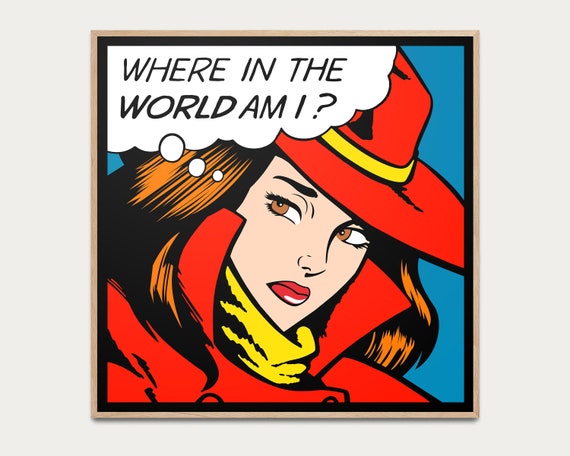 Poster Pop Art Vintage Poster Poster Pop Art Rare Print | Etsy