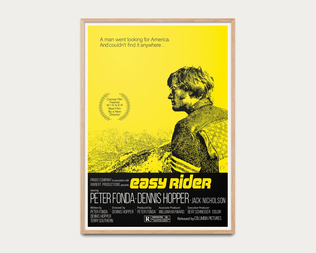 Poster Easy Rider - Classic American Movie, Interior Decoration ...