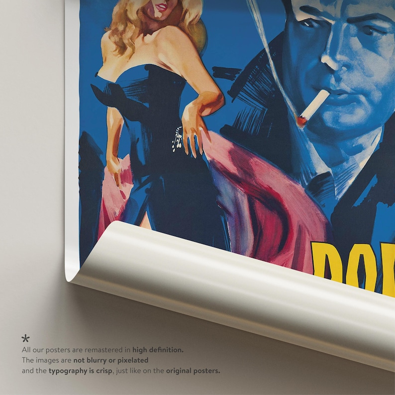 Vintage Movie Poster “la Dolce Vita” (1960) – Classic Film Fellini ...