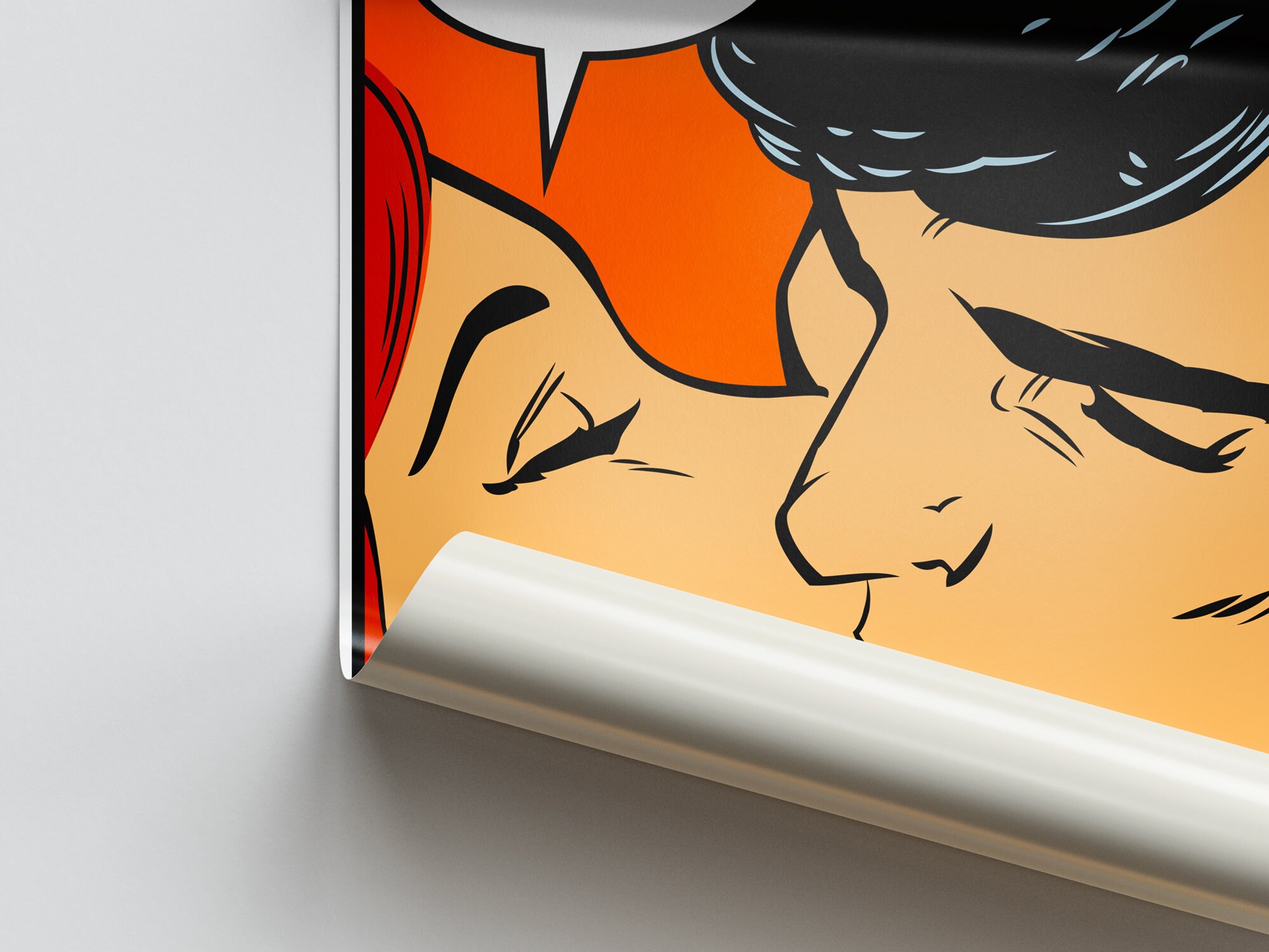 2 Poster Comics Vintage Poster Poster Pop Art Rare Print - Etsy