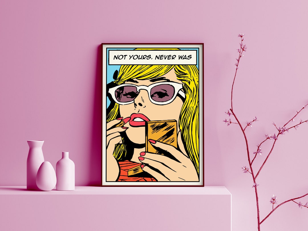 Poster Comics Vintage Poster Poster Pop Art Rare Print - Etsy