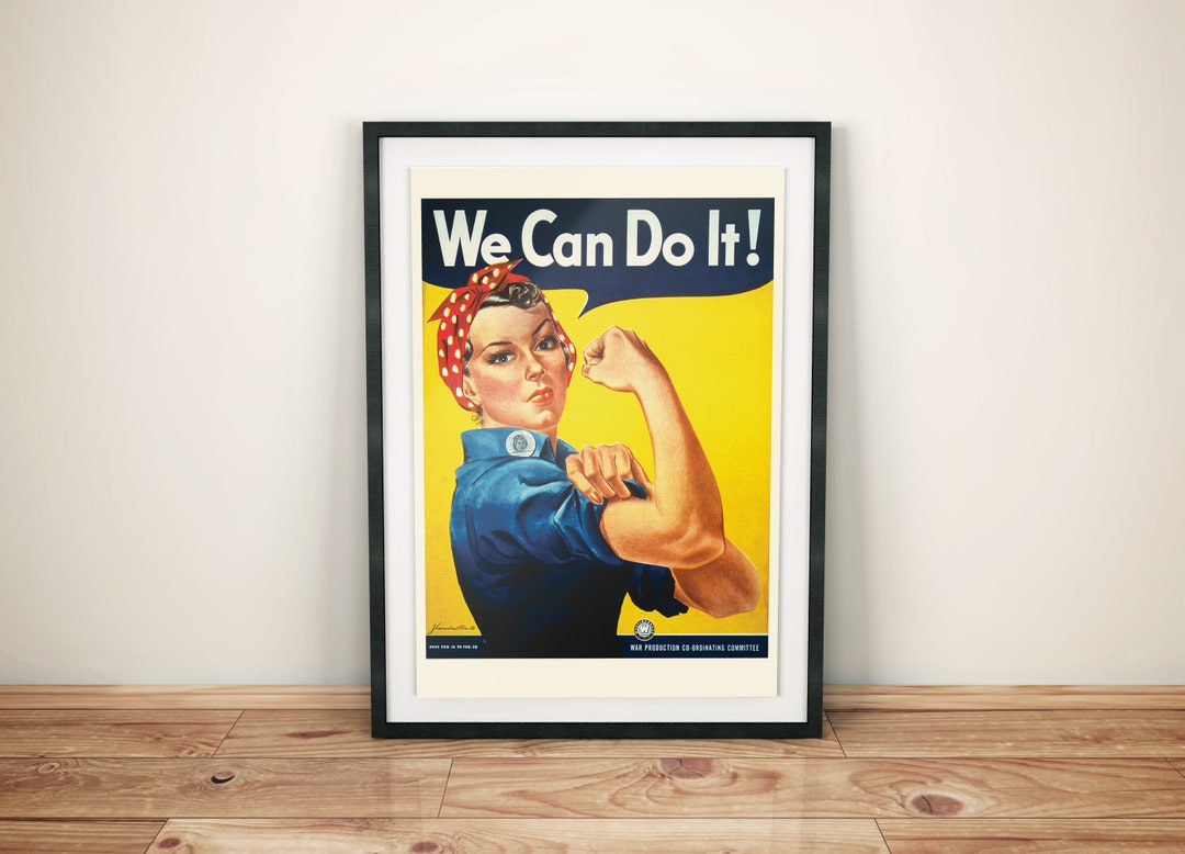 Poster We Can Do It ! ( 1957 ) - Vintage Poster, Propaganda Poster ...