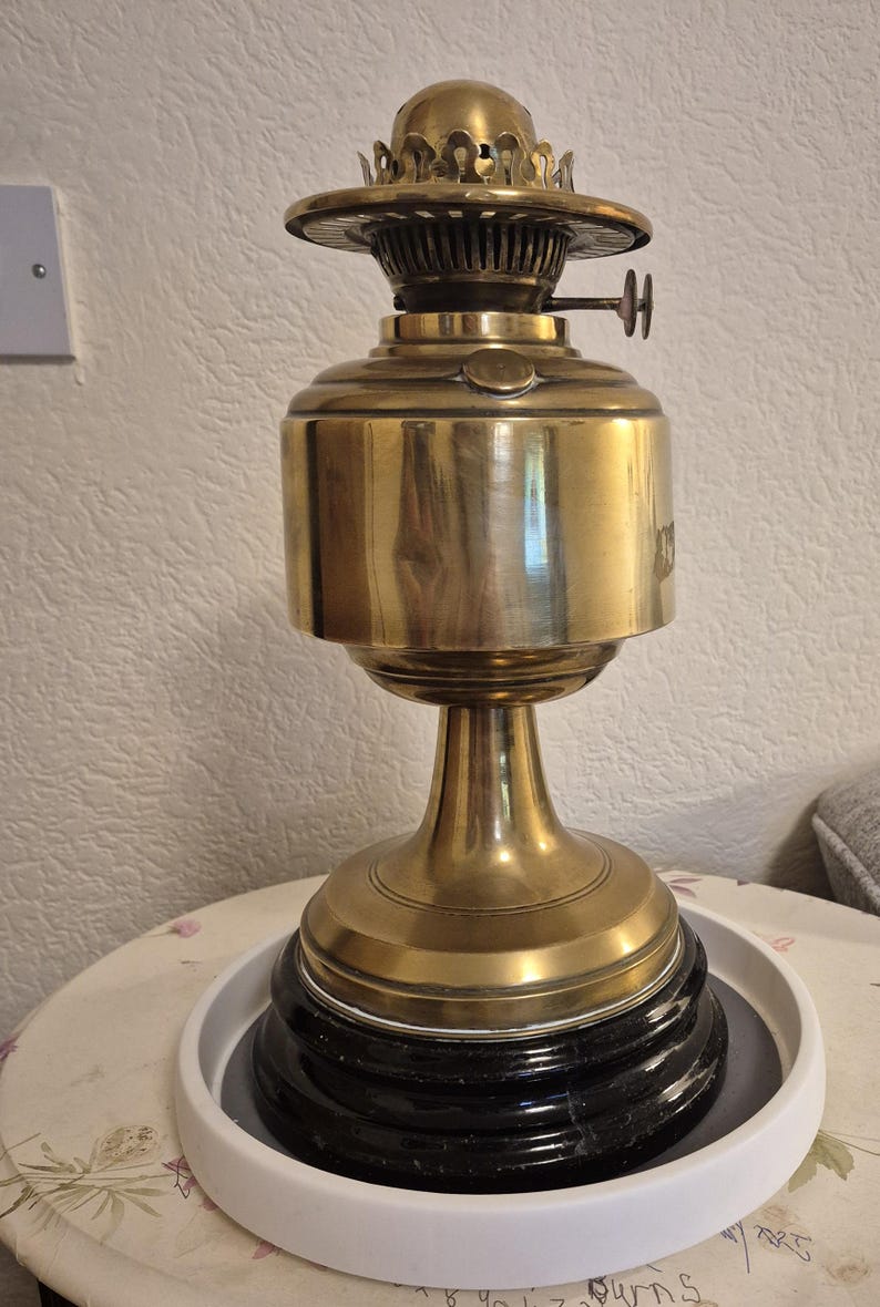 Oil Lamp With Double Wick - Etsy