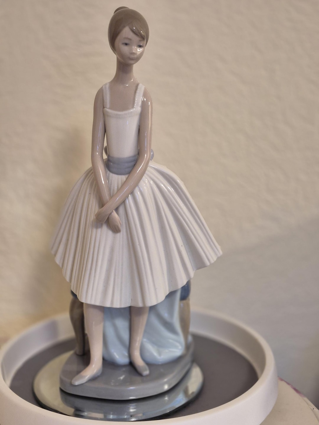 Rare Large Nao Lladro Ballet Dancer With Stool 1983 - Etsy