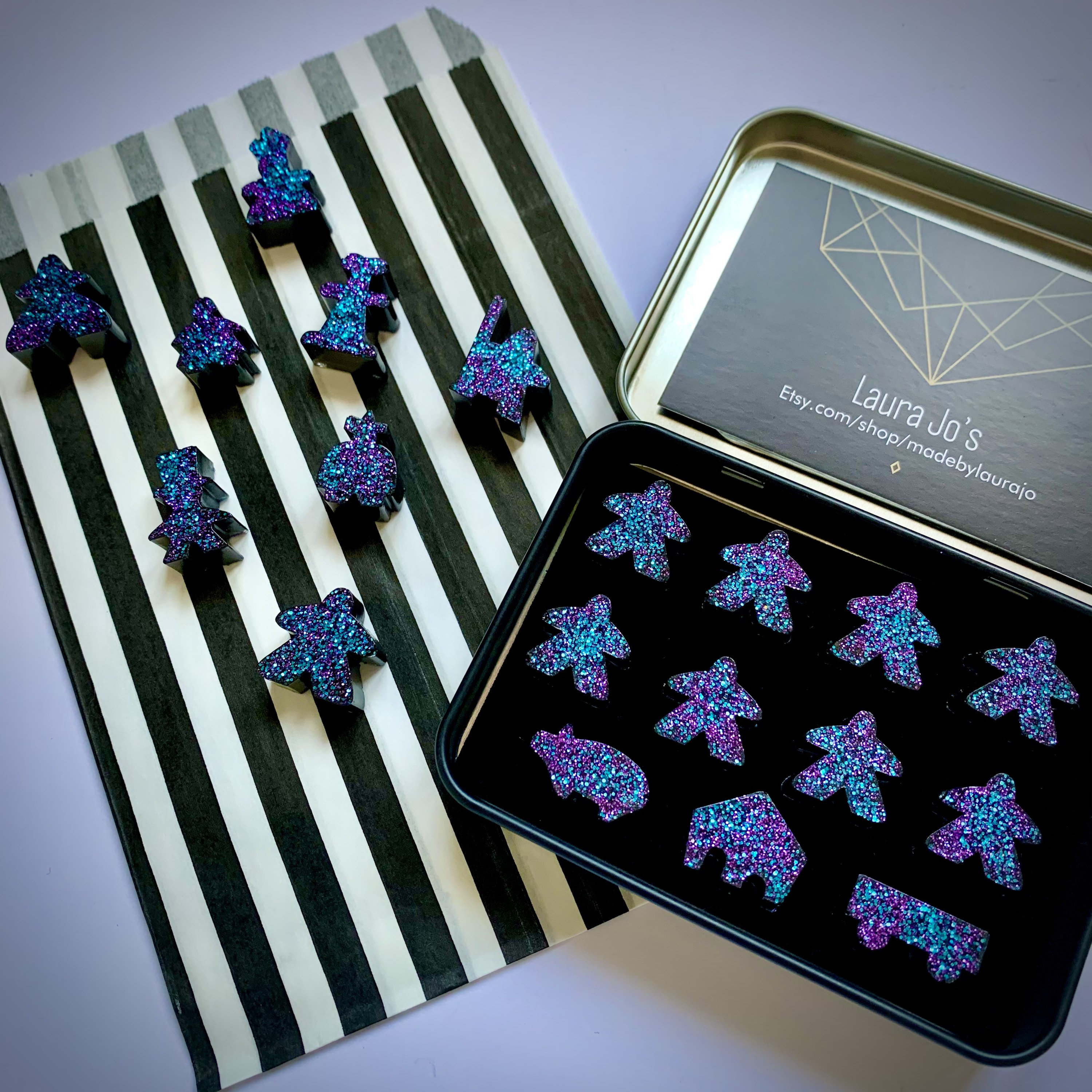 Meeples / Galaxy Meeple Gift Set / Meeples de colores - Etsy España