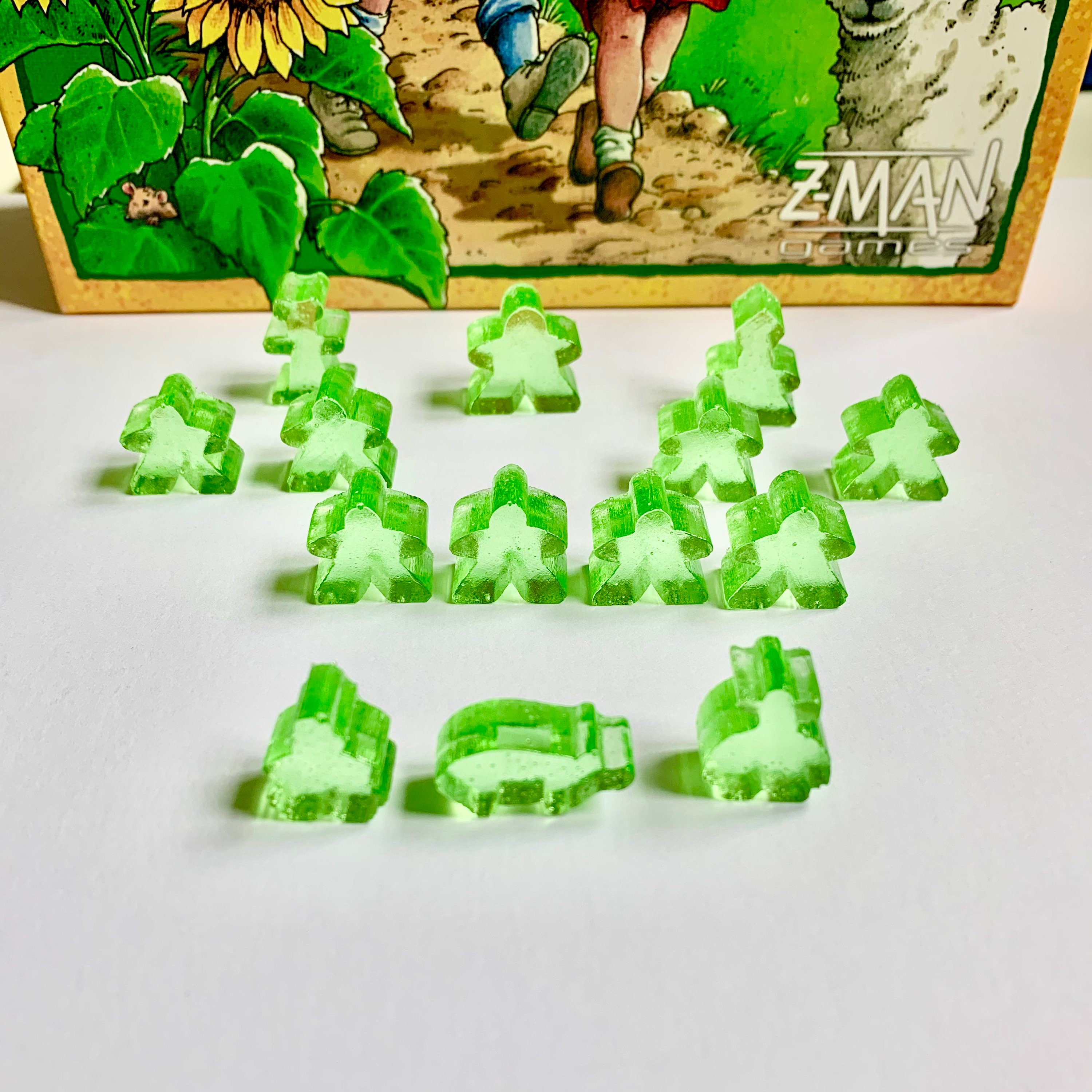 Meeples Translucent Meeple Gift Set Customised Coloured - Etsy