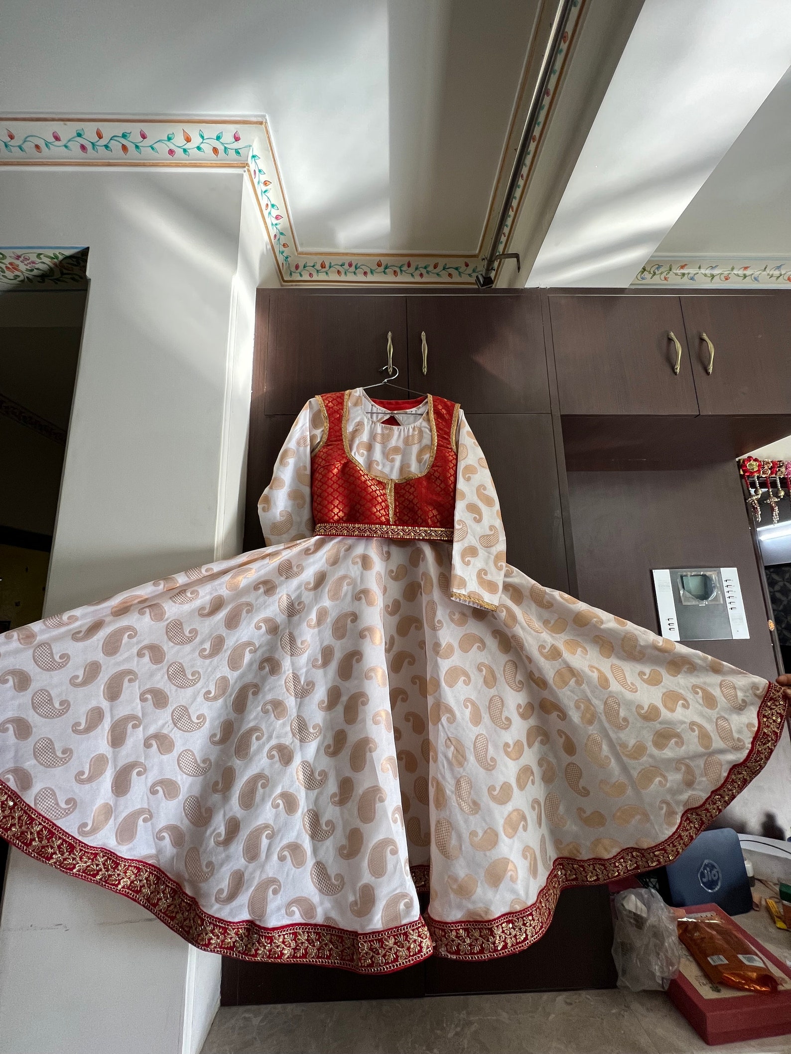 Custom Kathak Anarkali Dress – 5pc Indian Dance Costume - Etsy