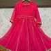 Pink Kathak Dress 4pc Anarkali Costume/kathak Anarkali /bharatnatyam ...