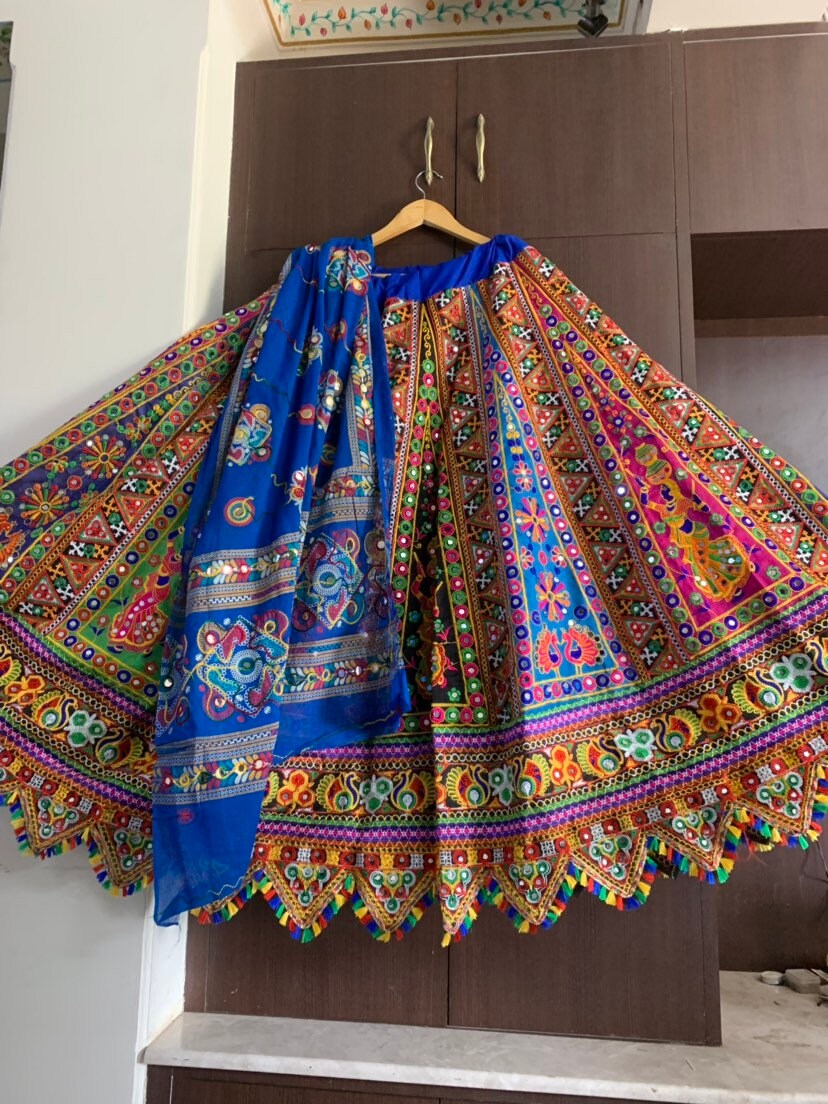 Garba Skirt/gujrati Costume/dandiya/ Navratri Skirt /garba Dress ...
