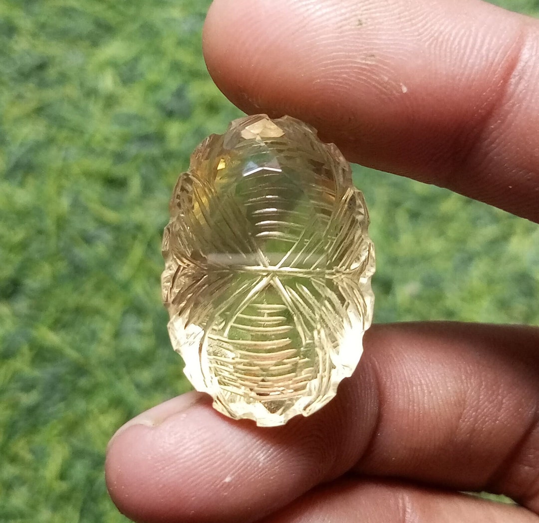 Natural Lemon Quartz Oval Shape Gemstone Loose Gemstone Strawser ...