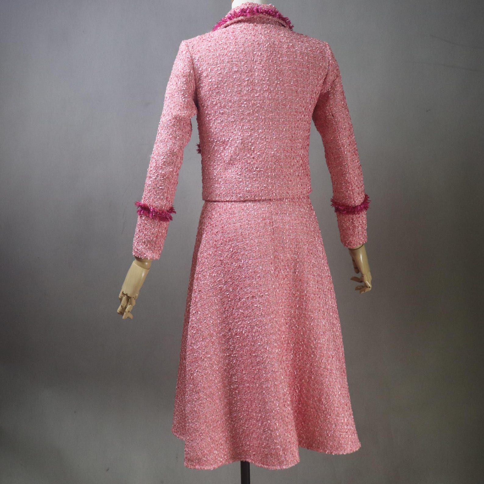 Custom Pink Tweed Wizard Professor Cosplay Suit | Magical School ...