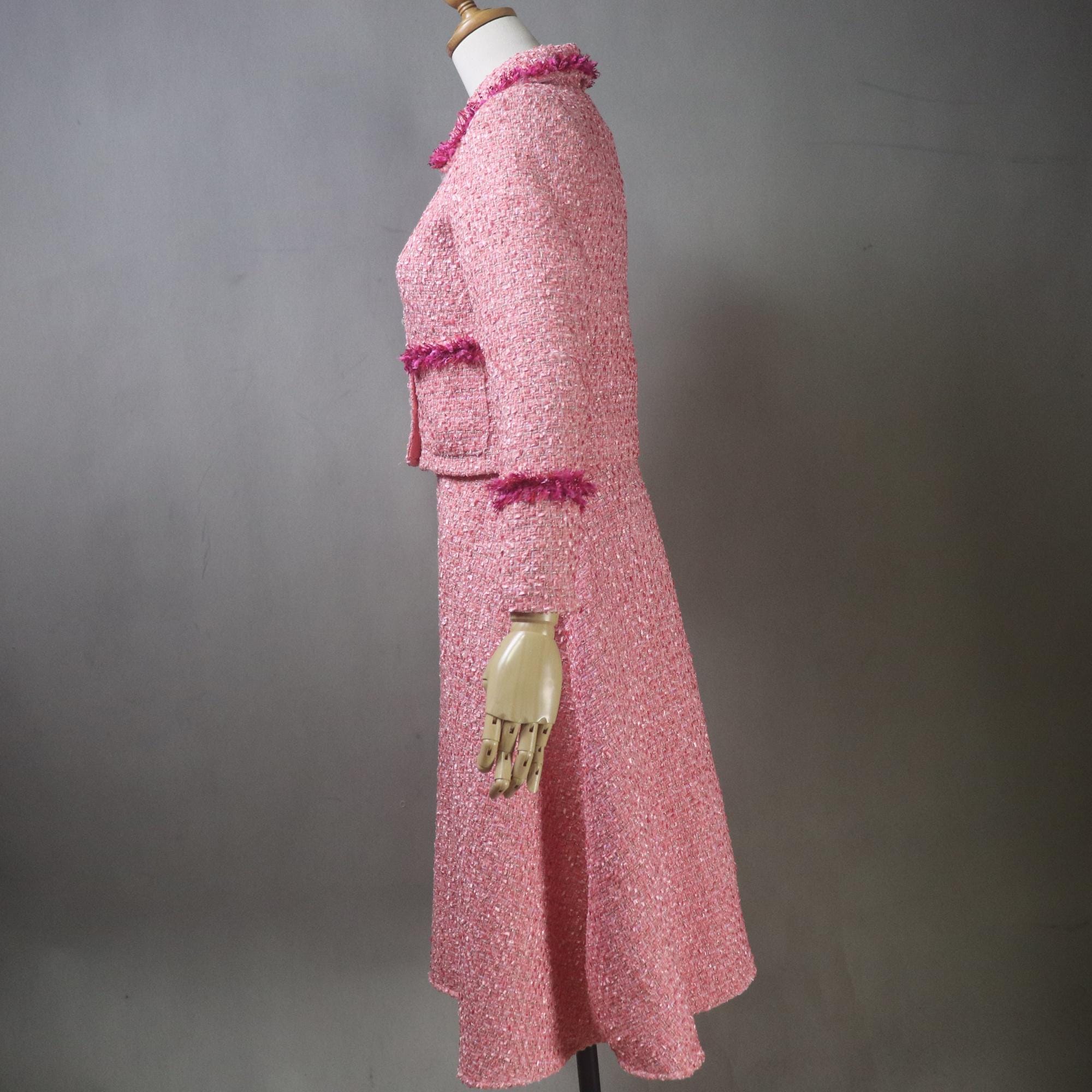 Custom Pink Tweed Wizard Professor Cosplay Suit | Magical School ...
