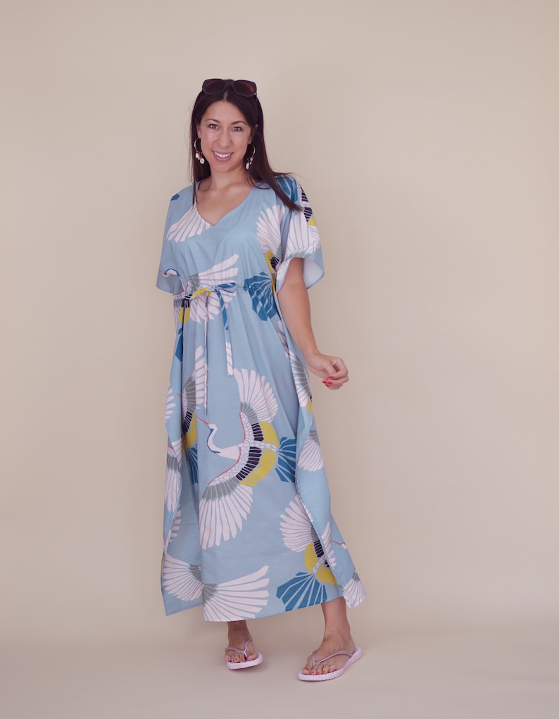 Beach Robe/cover-up PDF Sewing Pattern | 2 Lengths | Easy and Fun Summer Sew | UK Sizes 6–20 ...